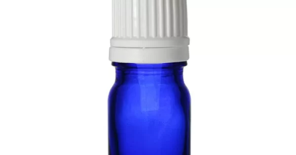 5ml - Mavi Dropper Cam Şişe İçten Damlalıklı